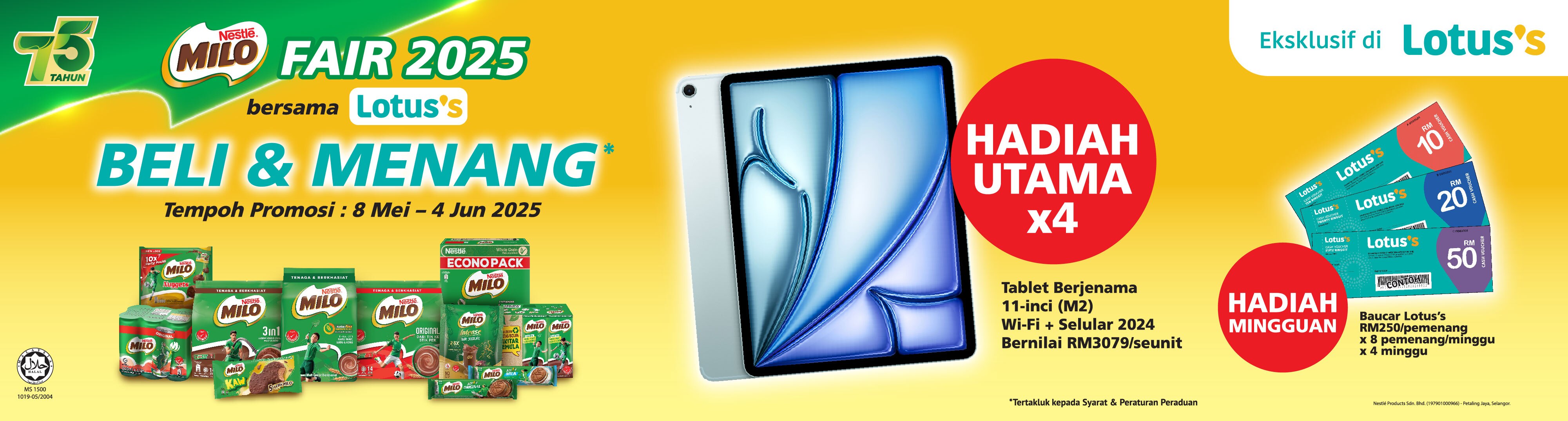 Lotus's Milo Fair 2025